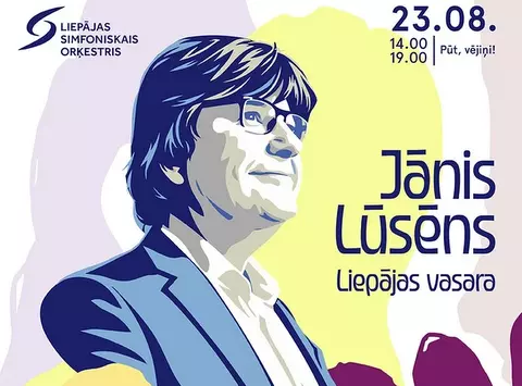 23.08. | LIEPĀJAS Pūt vējiņos - skaists VASARAS koncerts! Jānis Lūsēns ...